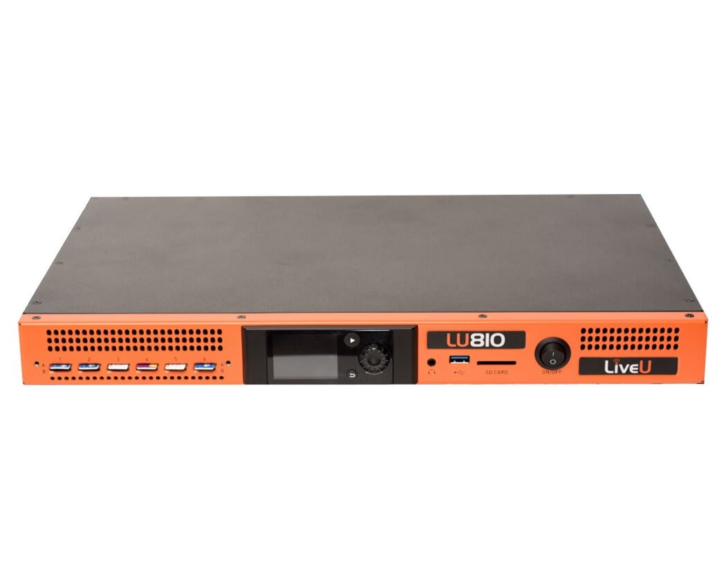 LiveU LU810 Rackmount Multi-Cam Contribution Encoder - Video Bonding ...
