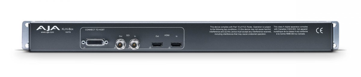 AJA - KLHi-BOX -1RU External Breakout Box for KONA LHi