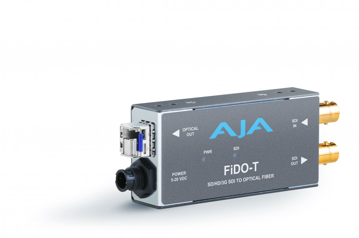 AJA - FiDO-T-Single-channel 3G-SDI to Optical Fiber with looping 3G-SDI ...
